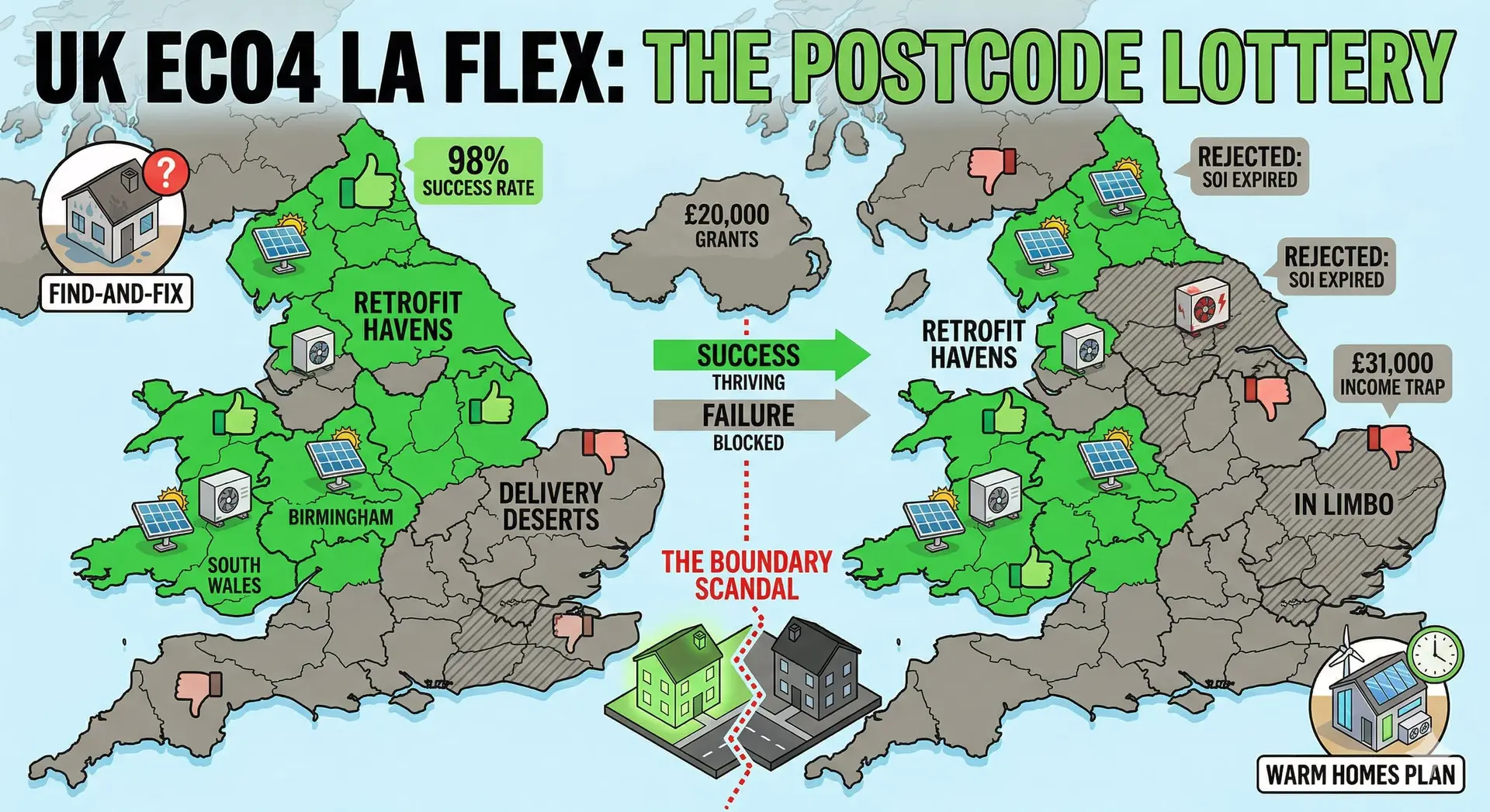 The LA Flex Postcode Lottery | Housewrapped